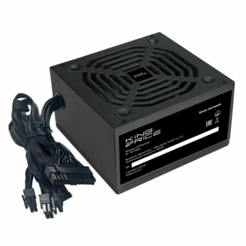 Блок питания KingPrice KPPSU550 550W (KPPSU550) черный - 550 Вт, ATX 20+4 пин, 4 pin + 4 pin CPU, 4 SATA, 1 x 6+2 pin PCI-E