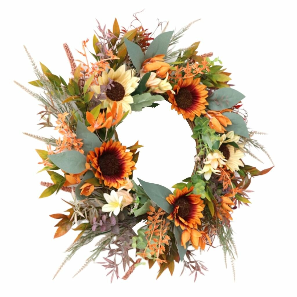 Искусственные подсолнухи венки декоративные цветочные гирлянды