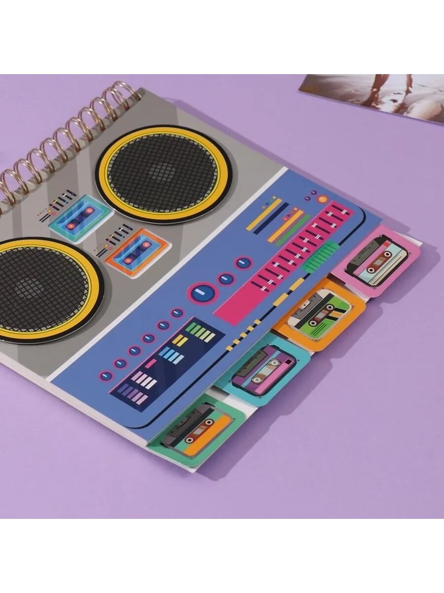 Объемный фотоальбом с магнитофоном и вкладками