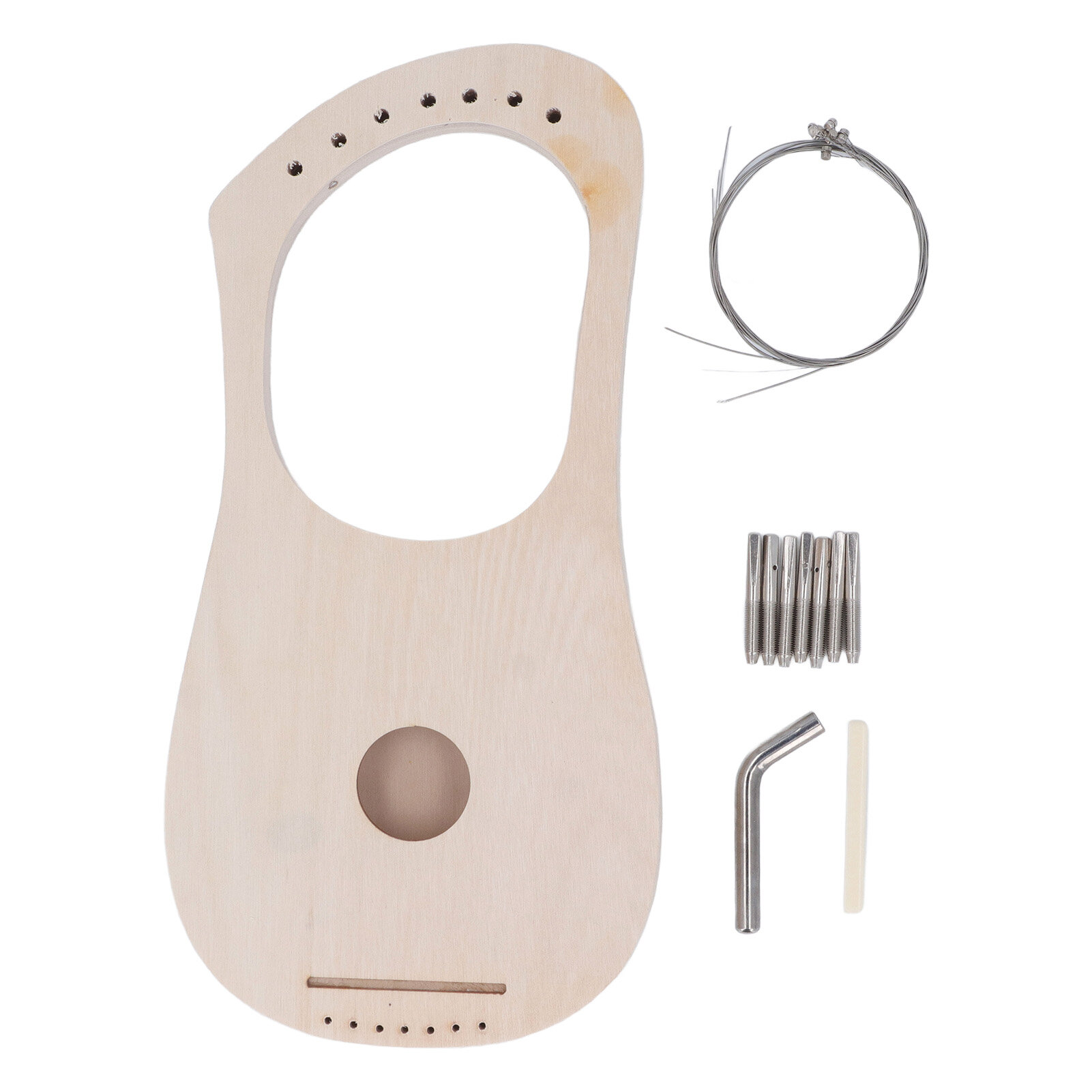 Lyre Harp 7 Strings Diy Kit набор для басвуда с настройками гаечных гаечных гаечных гаечных гаечных гаечных гае