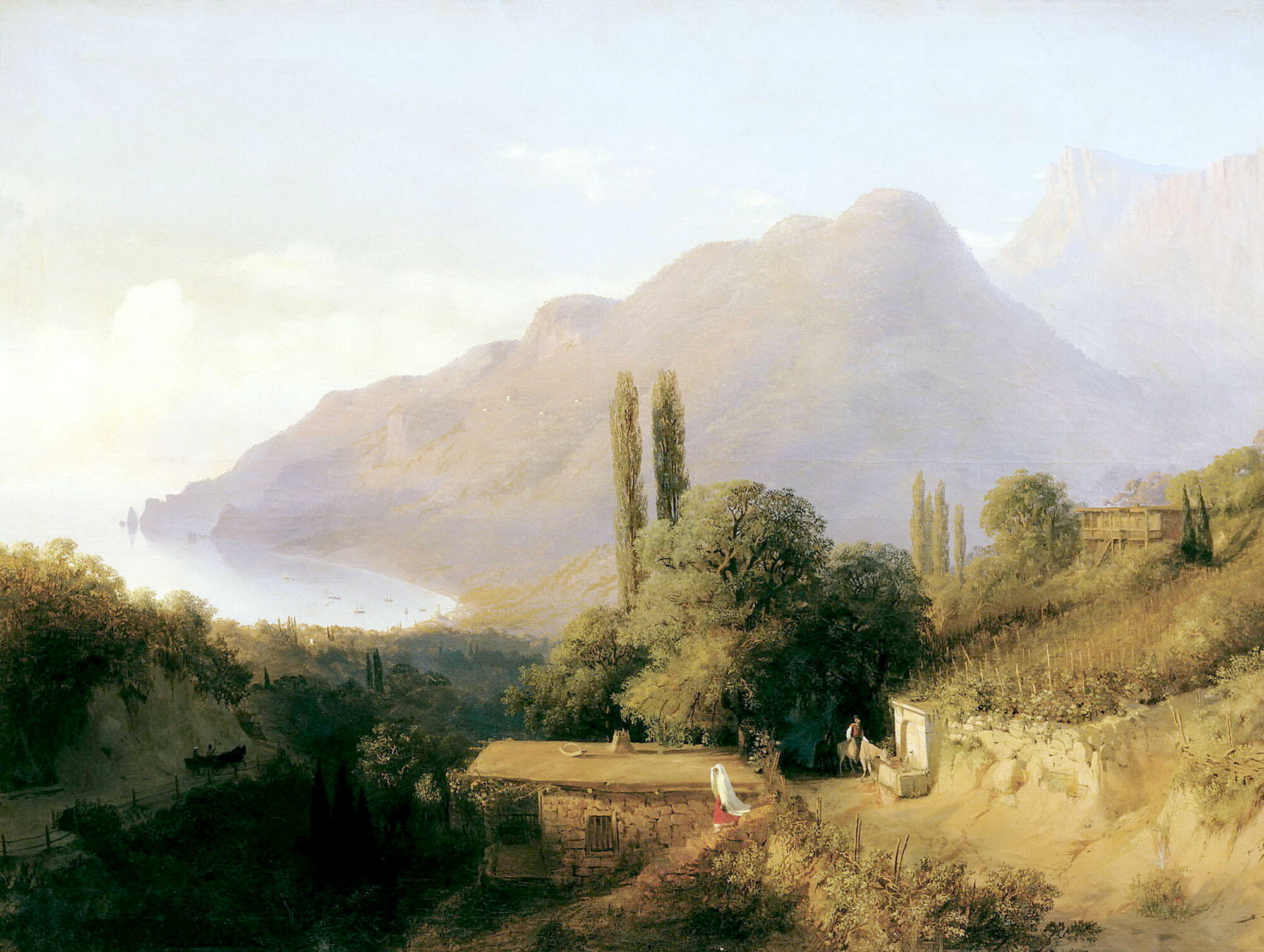 Картина Лагорио Льва Крымский пейзаж 80х60 см