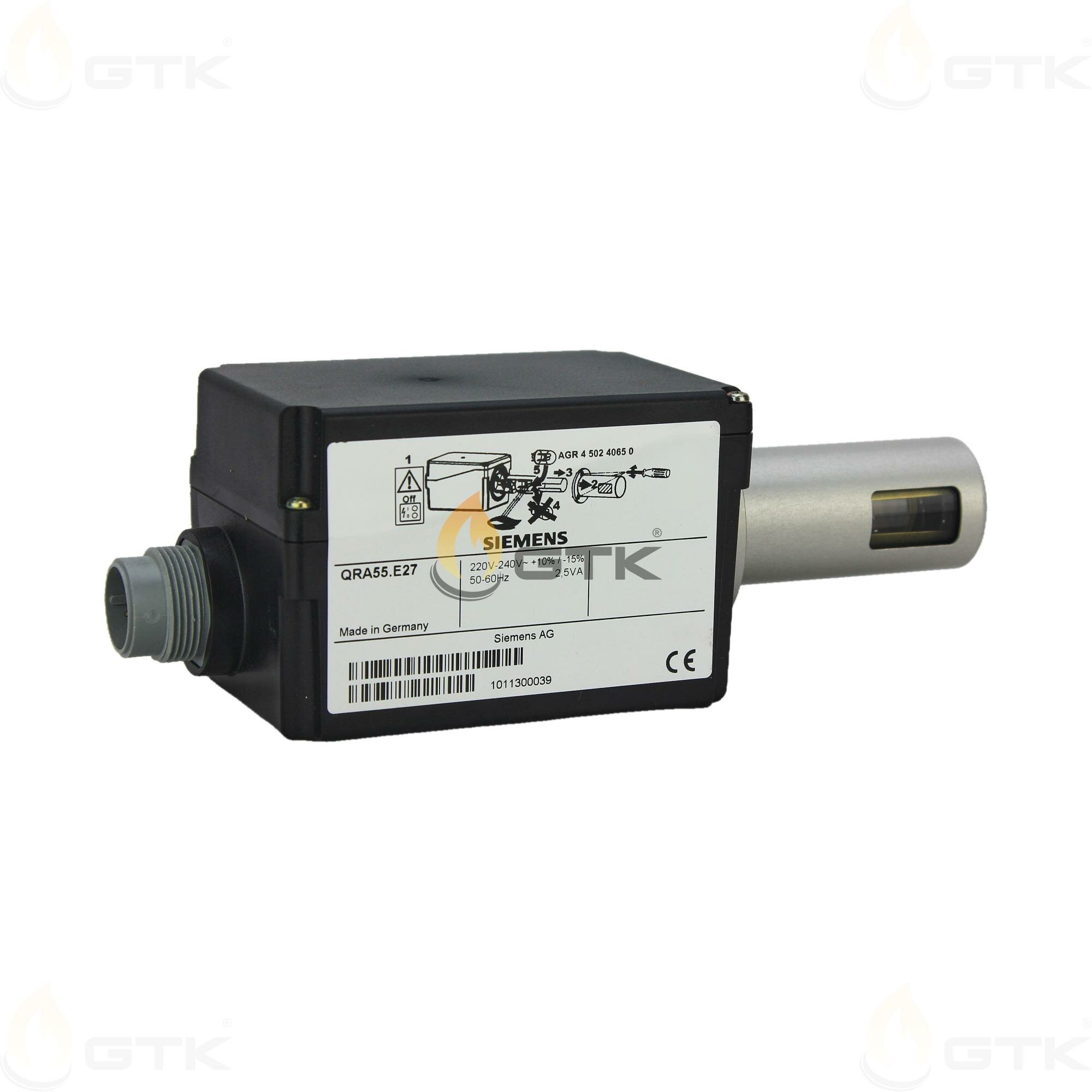 УФ-датчик пламени Siemens QRA55. E27