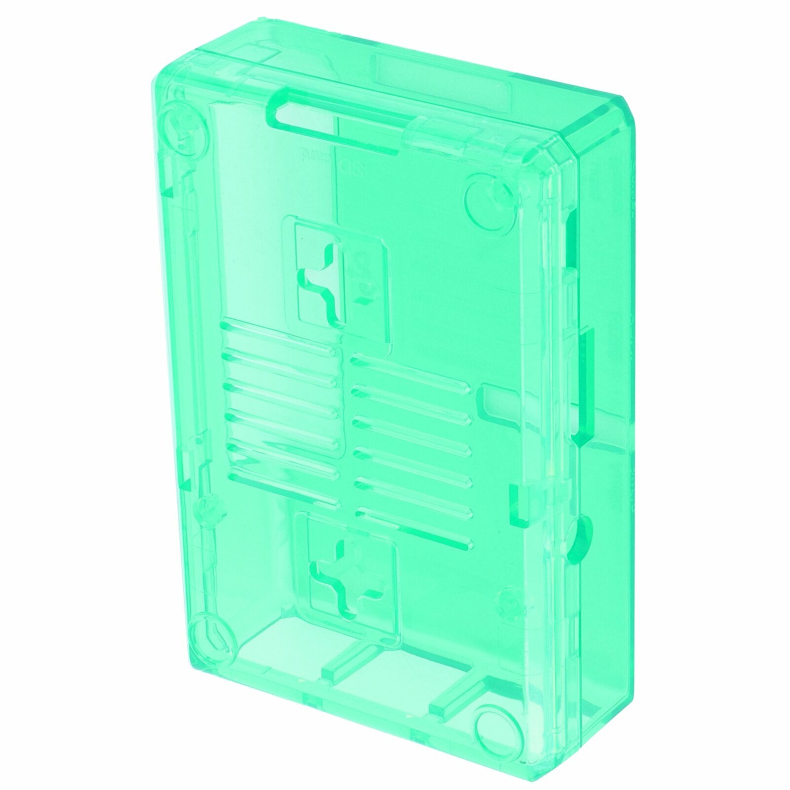 Защитный матовый чехол для коробки из АБС-пластика для Raspberry Pi 3B 3B + D Style с винтом (зеленый)