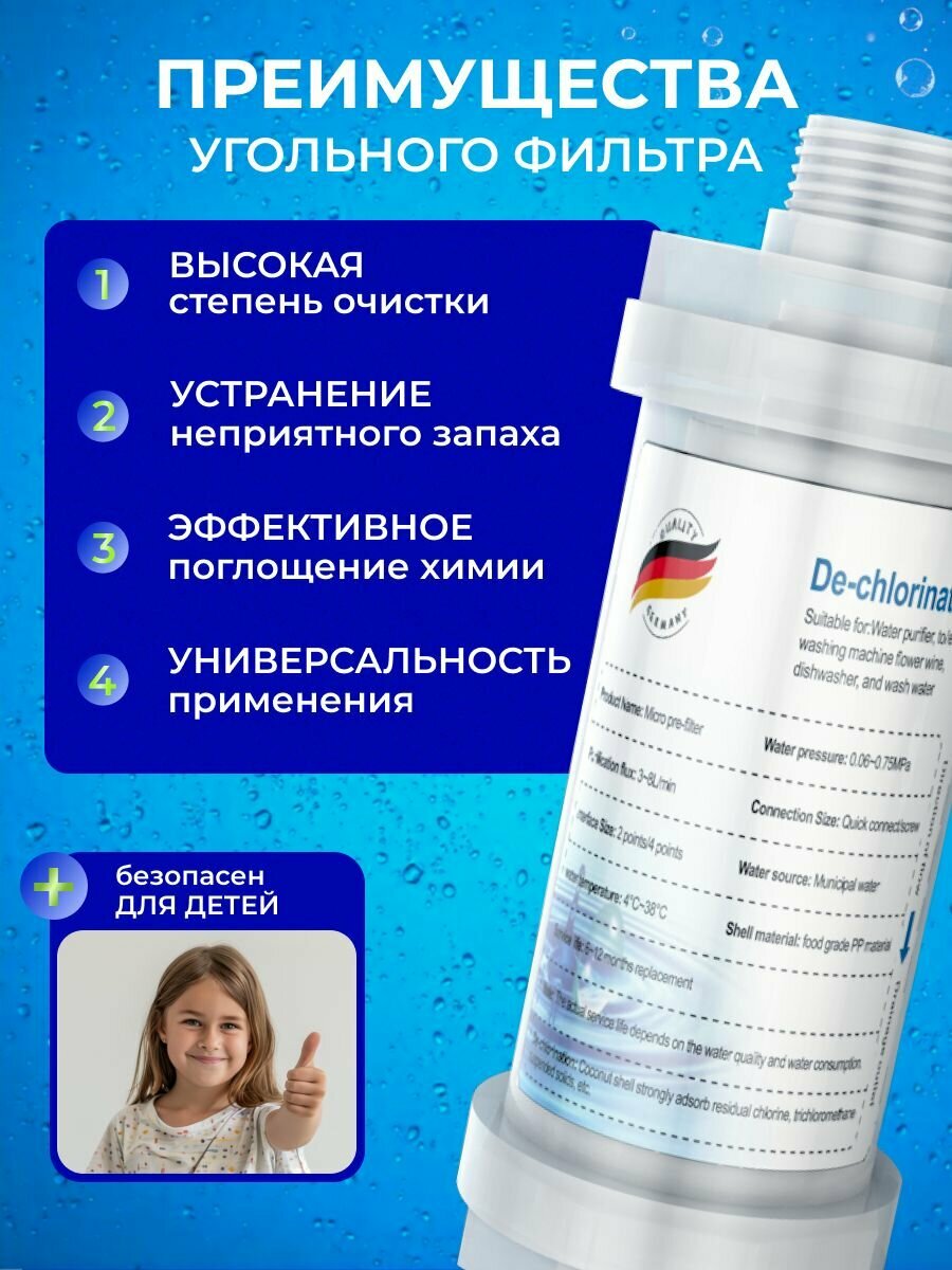 Фильтр для душа угольный — фото 1