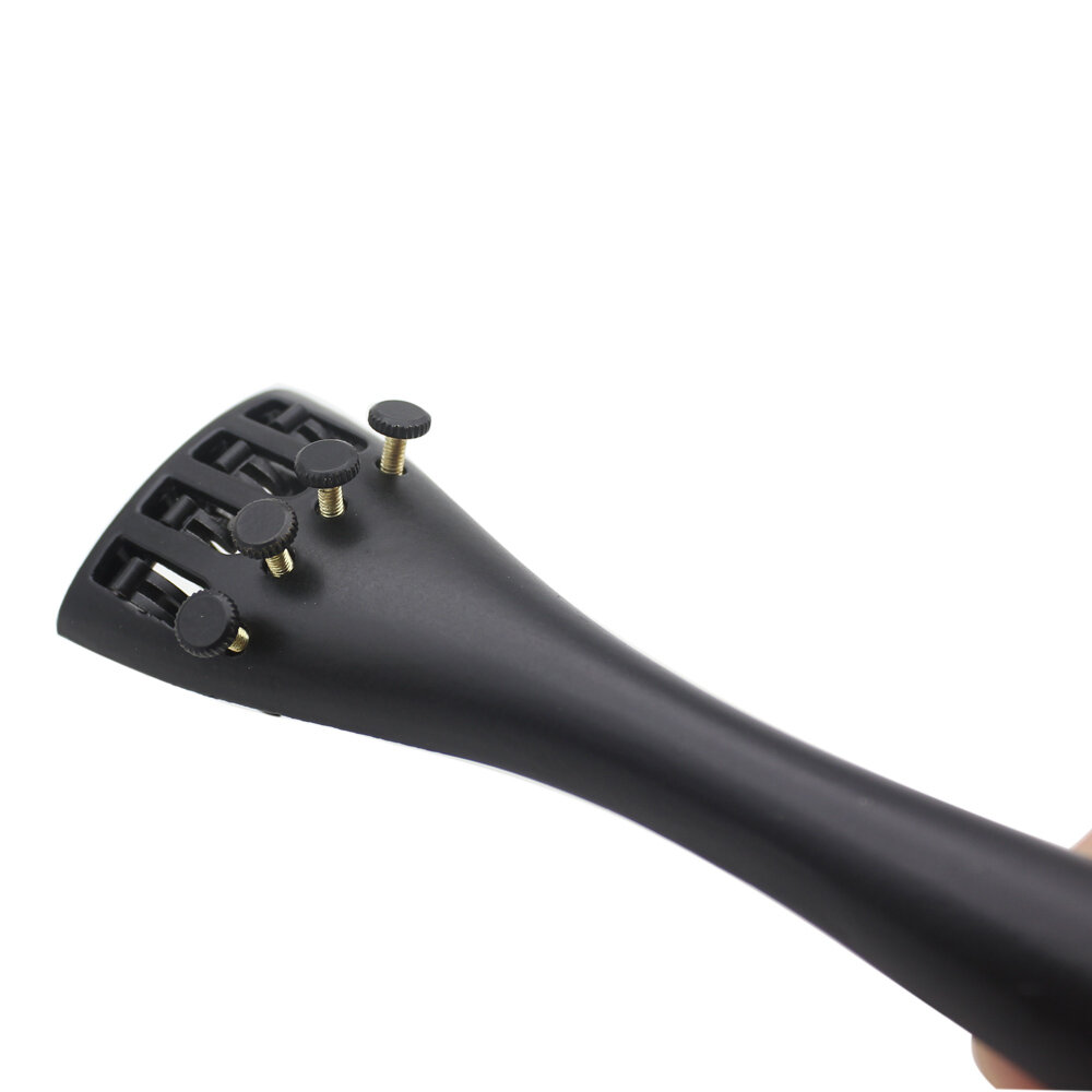 Скрипичный подставка 3/4 4/4 в стиле Хилл с 1 струнодержателем, 4 тонкими регуляторами настройки, изготовлена из прочного алюминиевого сплава.