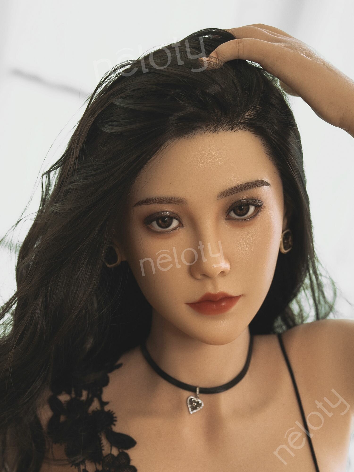 Парик с силиконовой головкой, с реалистичными функциями полости рта, подходит для секс - кукол