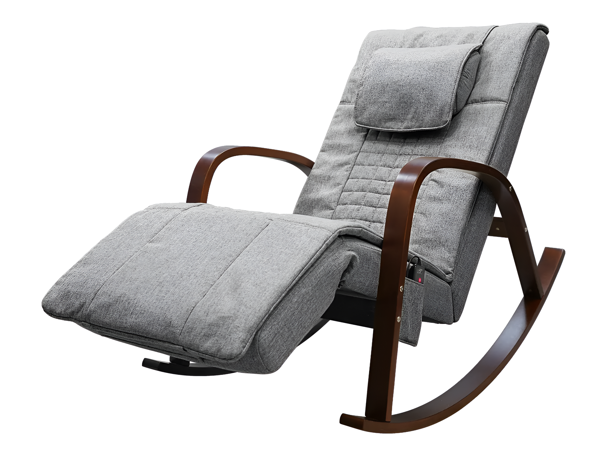 FUJIMO Массажное кресло качалка FUJIMO F2002 МСX Time2Chill Grey (Tailor 7) Вишня