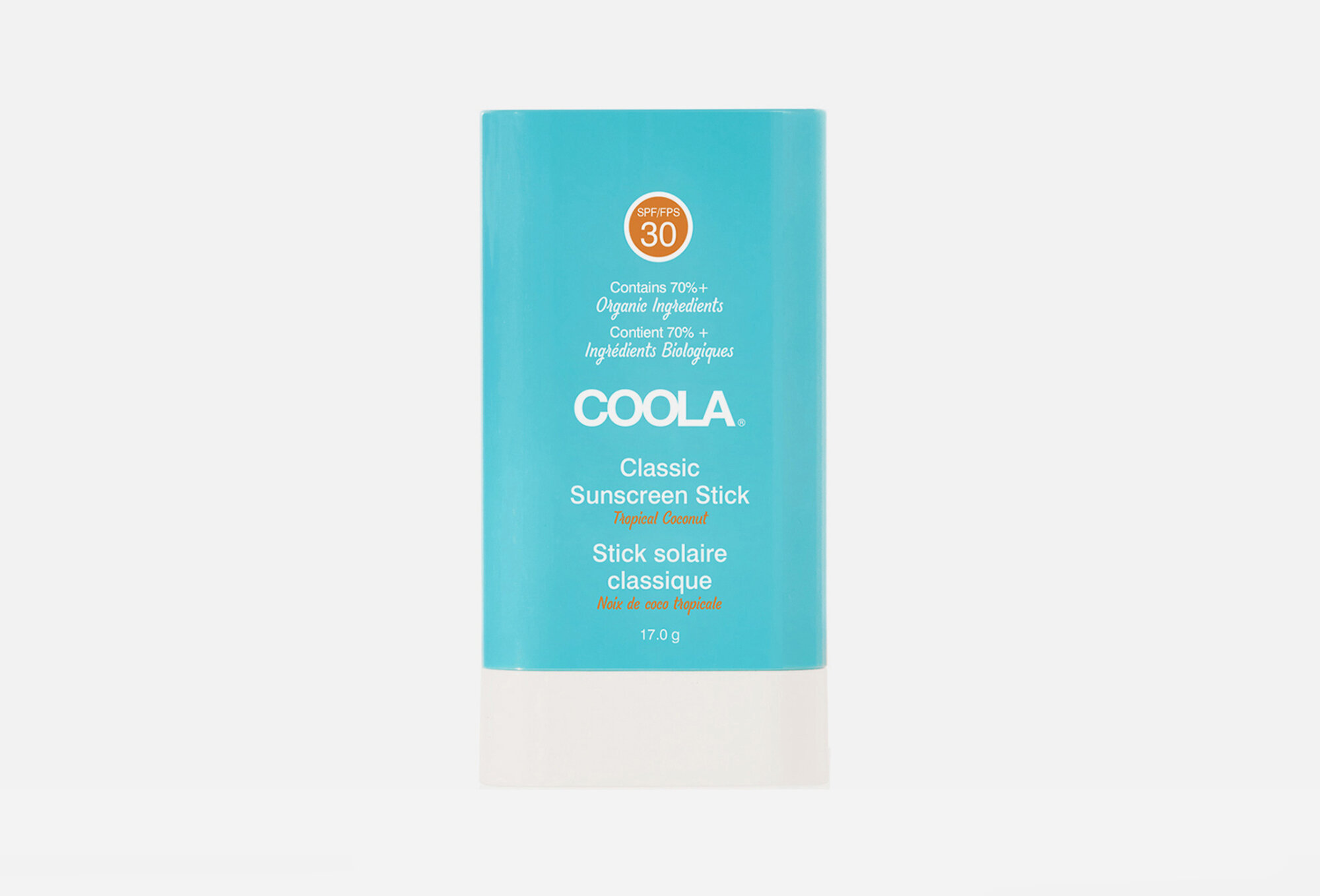 Солнцезащитный стик для лица и тела SPF 30 COOLA Classic Sunscreen Stick Tropical Coconut