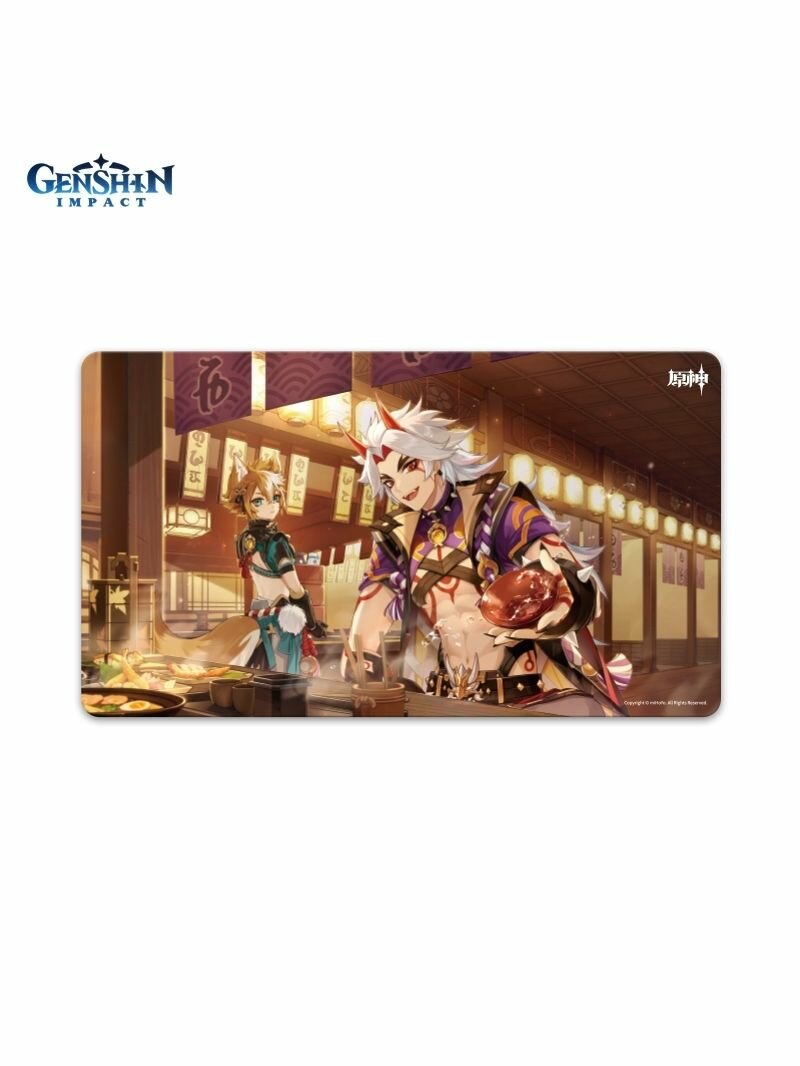 Коврик для мыши 40*70 см Genshin Impact Desk Mat Oni Royale 6974696618952