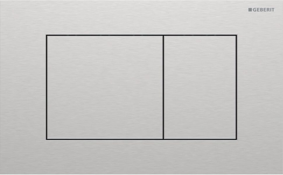 Кнопка смыва Geberit Sigma 40 115.629. FW.1 для инсталляции, нержавеющая сталь