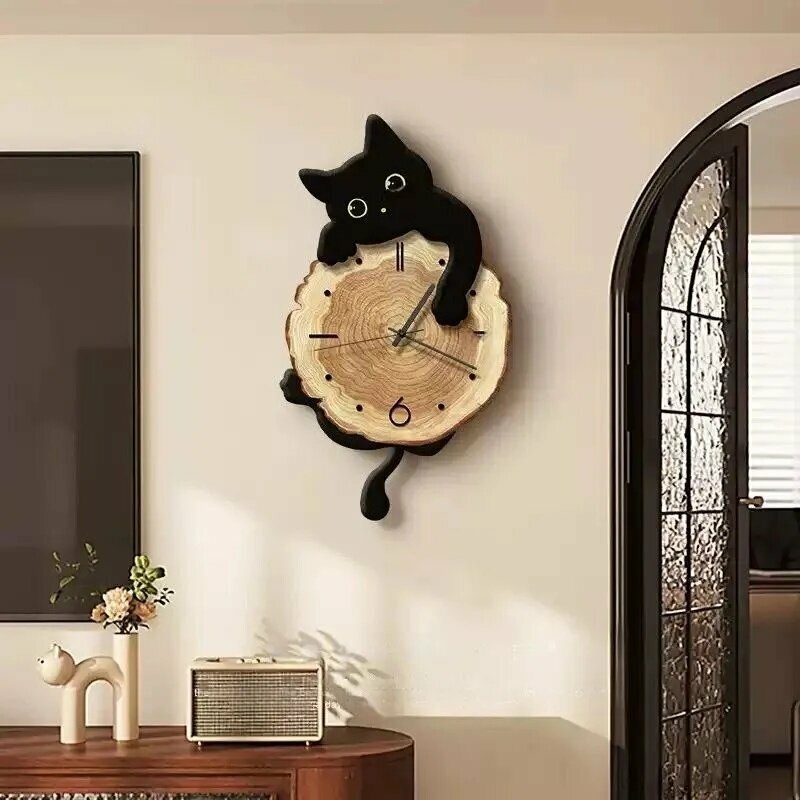 Настенные часы "CAT", 50 см х 28 см