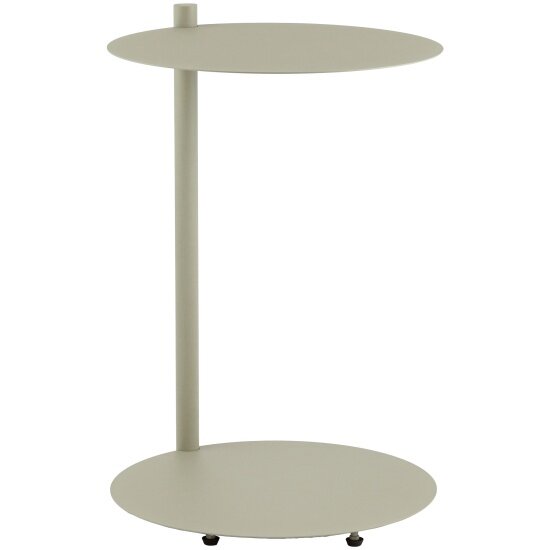 Столик журнальный Stool Group Siara, металл, оливковый