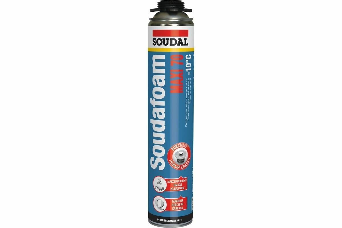 Зимняя пистолетная пена SOUDAL Соудафоам Макси 70 118316