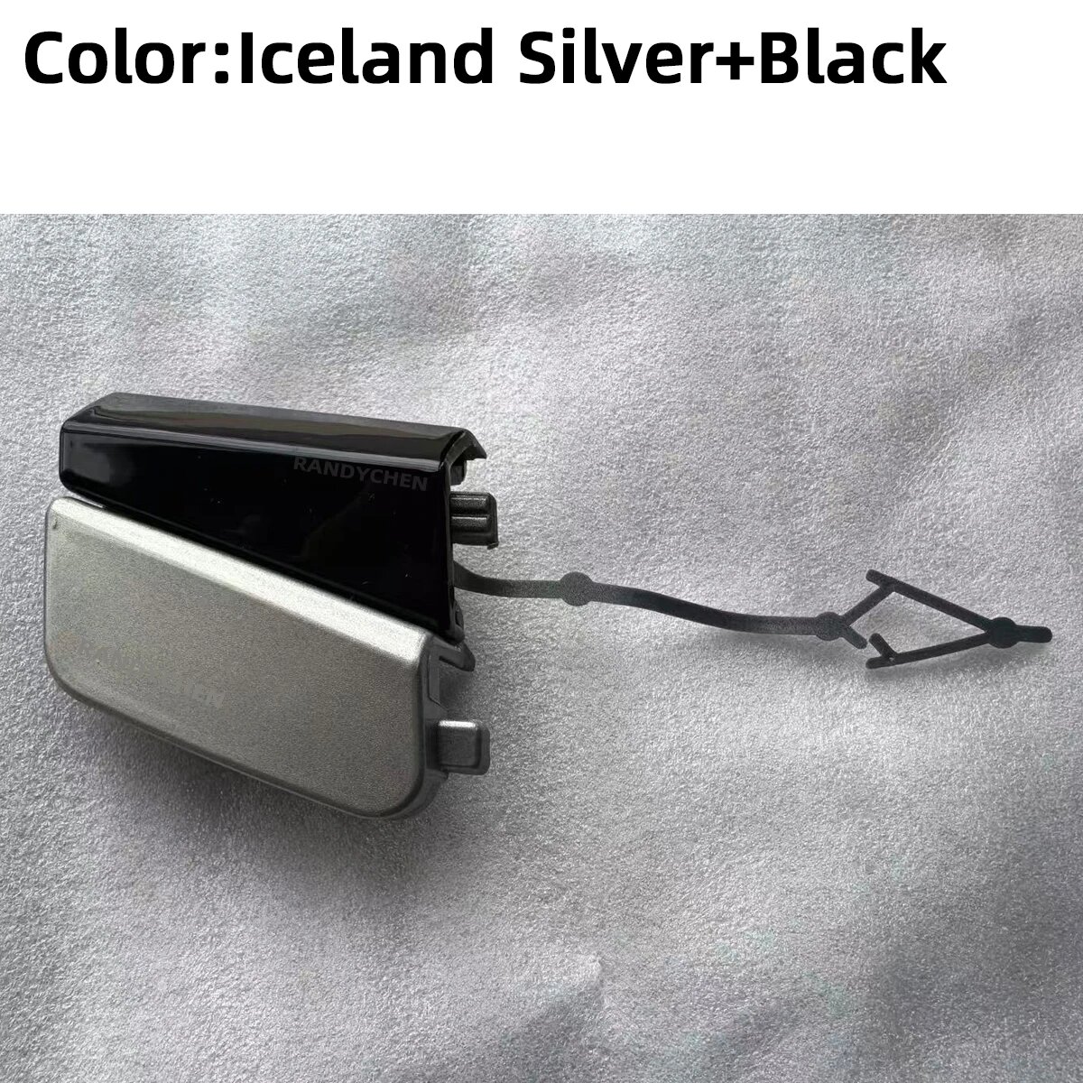 1x передний правый бампер с левым рулем, решетка фаркопа, крышка для VW Tiguan 2 AD X 2022-2025 5NN807155