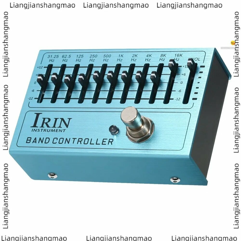 IRIN 10-полосный эквалайзер, педаль эффектов для гитары, мини-гитарный эквалайзер с