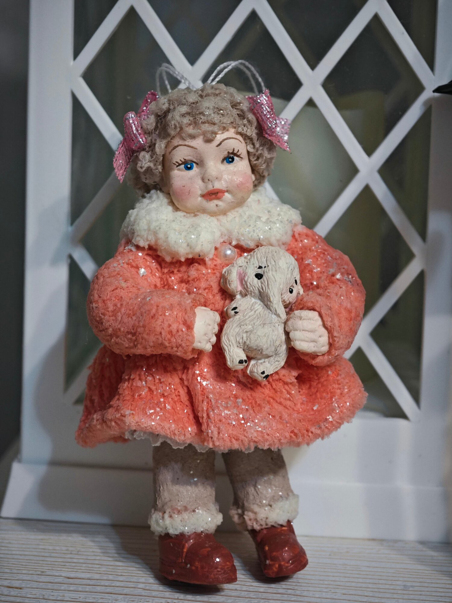 Ватная игрушка Сонечка со слоником