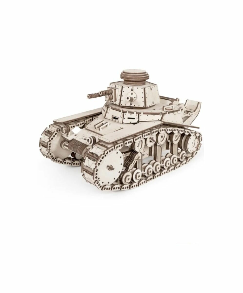 Деревянный конструктор Lemmo MC-1, дерево, сборная модель, 597 деталей, 5+, бежевый