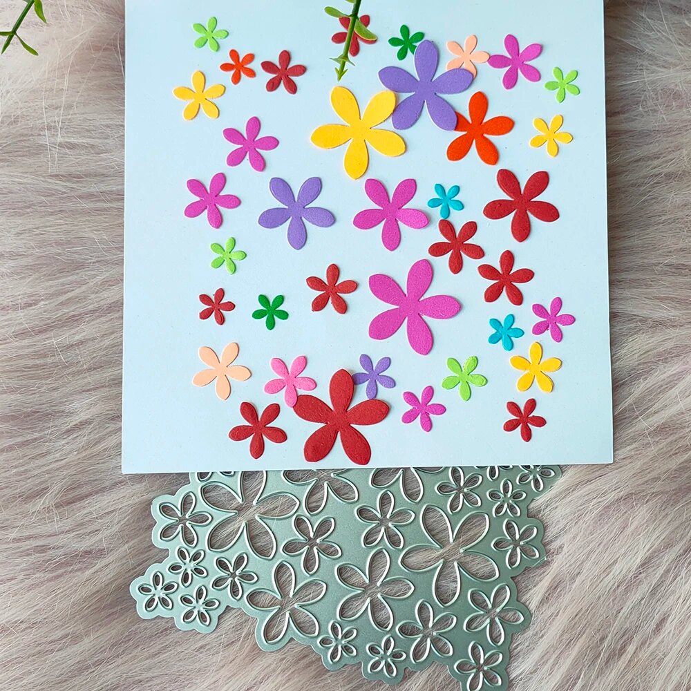 Металлическая пресс-форма ZUCZUG для скрапбукинга, серебристого цвета