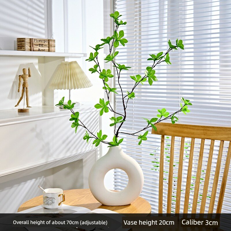 Искусственная зелень, боксус, искусственные цветы в форме колокольчиков в стиле легкой роскоши, цветочная композиция