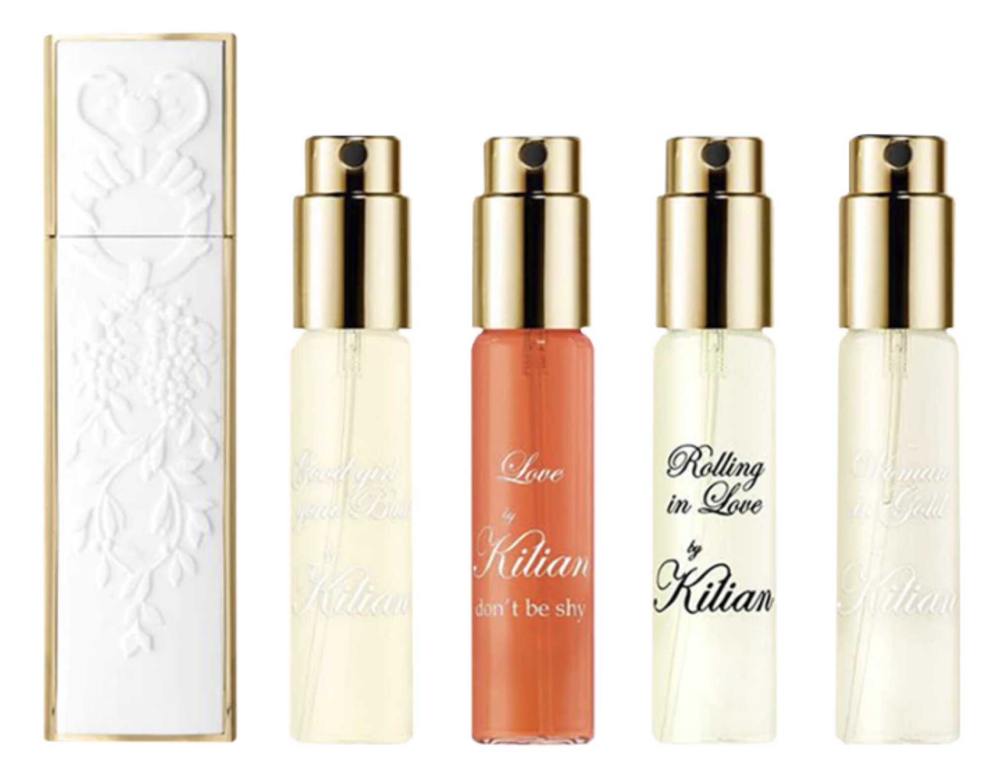 Kilian Discovery Set Floral Narcotics, good girl + love + rolling in love + can`t stop loving you, 4*7,5 мл