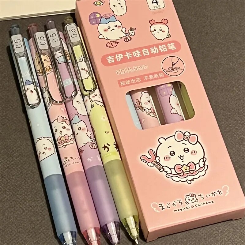 4 шт. механический карандаш Chiikawa Usagi Hachiware.4 шт. механический карандаш Chiikawa Usagi Hachiware