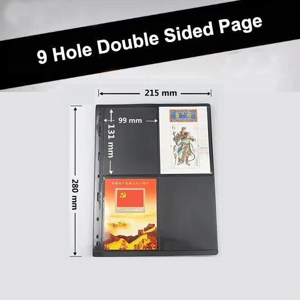 Коллекция страниц для альбома для штампов 4 grid blac v10pcs