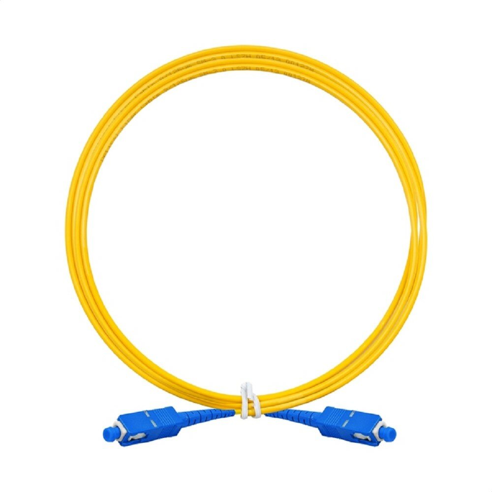 EXEGATE Коммутационный шнур EX297924RUS Патч-корд волоконно-оптический FC-S-9-SC-SC-3M-LSZH Шнур во SM 9 125 OS2 G.652. D , SC UPC-SC UPC, Simplex,
