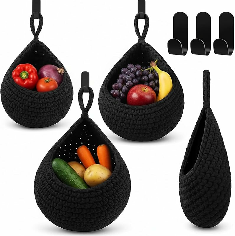 3 шт. богемные настенные корзины для хранения фруктов