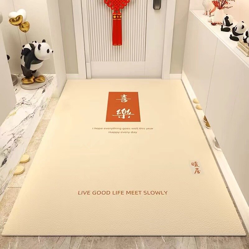 Коврик для входной двери из диатомитовой земли, коврик для ног, ковер для прихожей, водопоглощающий, нескользящий, грязеотталкивающий коврик, однослойный, дропшиппинг