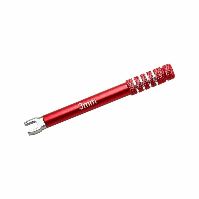 Гаечный ключ с открытым концом из среднеуглеродистой стали, маневровый гаечный ключ-3 мм красного цвета