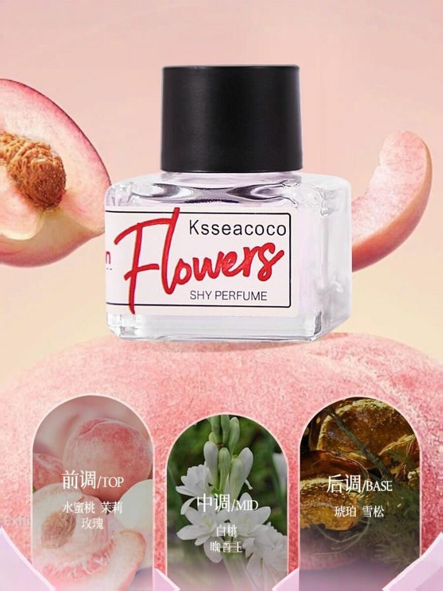 Foellie Масляные духи женские для интимной гигиены тела 5мл