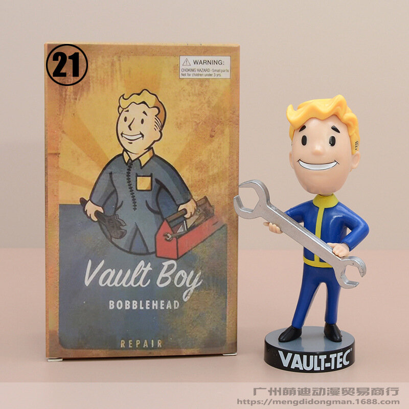 Фигурки Fallout 7 Fallout Boy, набор фигурок Vault Boy 1-го, 2-го, 3-го, 4-го поколения в коробке