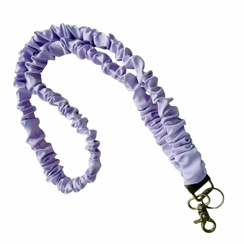 Легкий эластичный шейный шнурок для бейджа и ключей, Фиолетовый