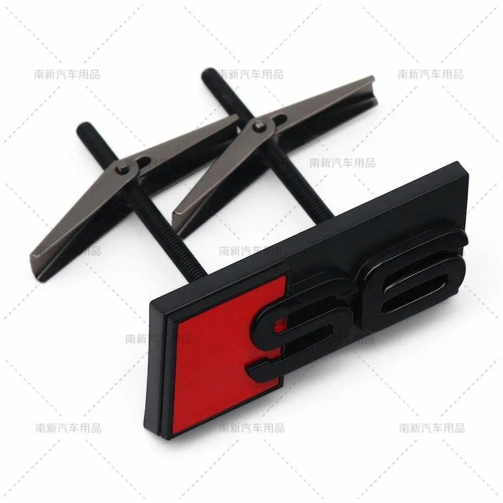 Эмблема для автомобиля S3 S4 S5 S6 S7 S8 для декора решётки радиатора, изготовленный из металла, идеально подходит для автомобилей Audi