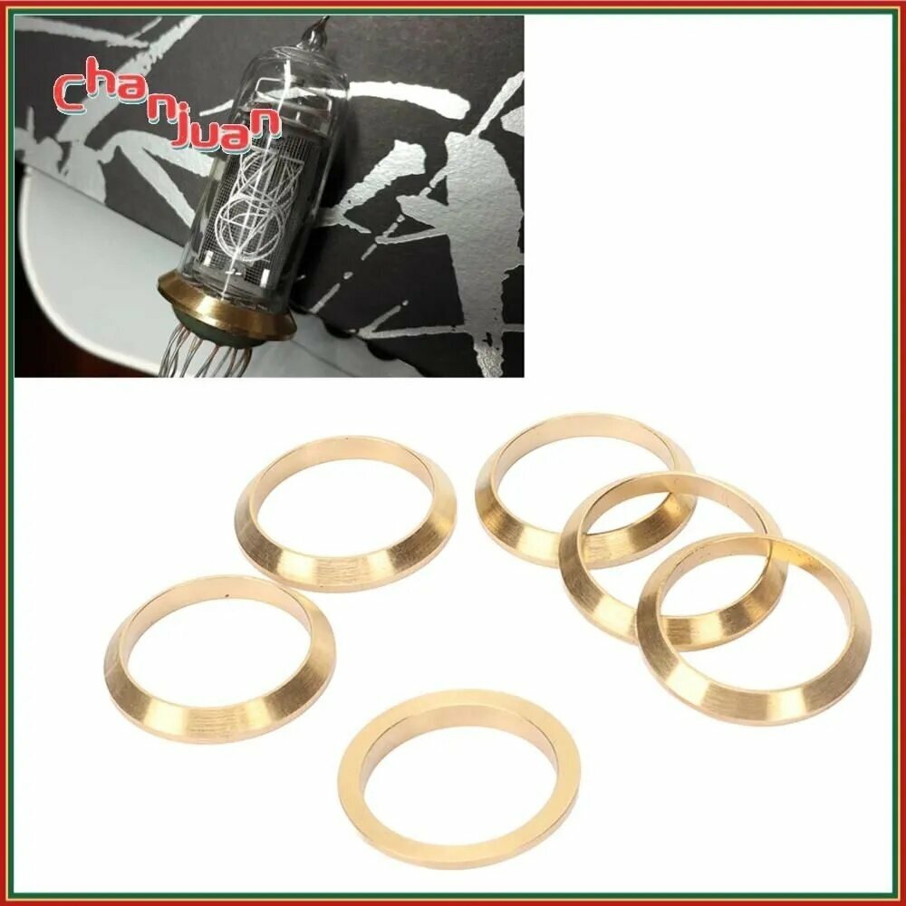 Медные кольца для часов Nixie, 6 штук, идеальны для IN-14