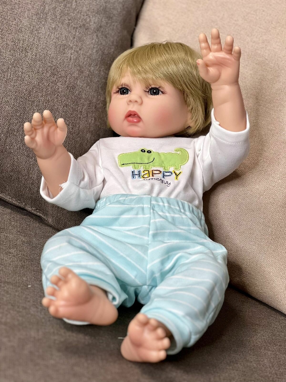 Кукла Реборн виниловая 47 см