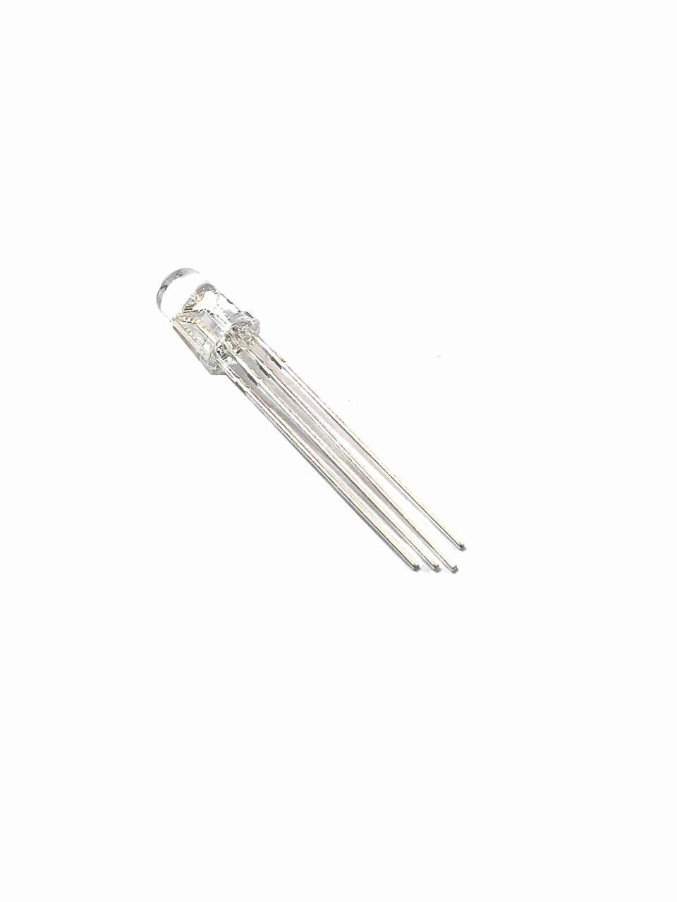 Светодиод LED 5mm 3V RGB прозрачный 2выв. Переливающийся (10шт)