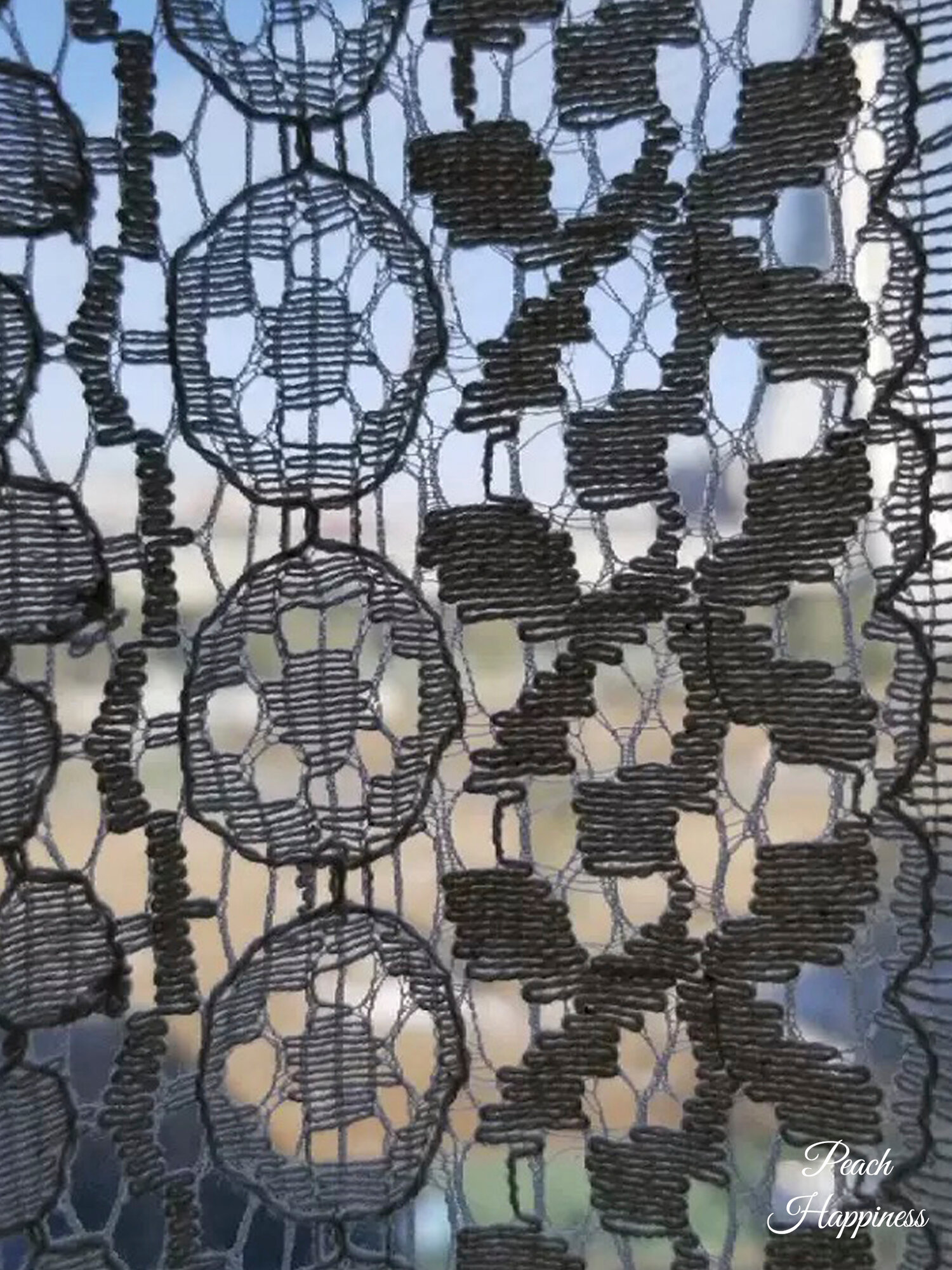 Тюль, вуаль, для гостиной, спальни, кухни и детской, дачи 150x240см