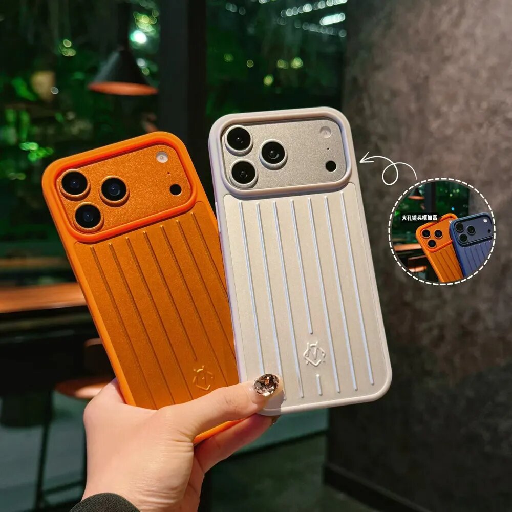 Чехол RIMOWA Case for iPhone 17 Pro Max titanium — фото 1