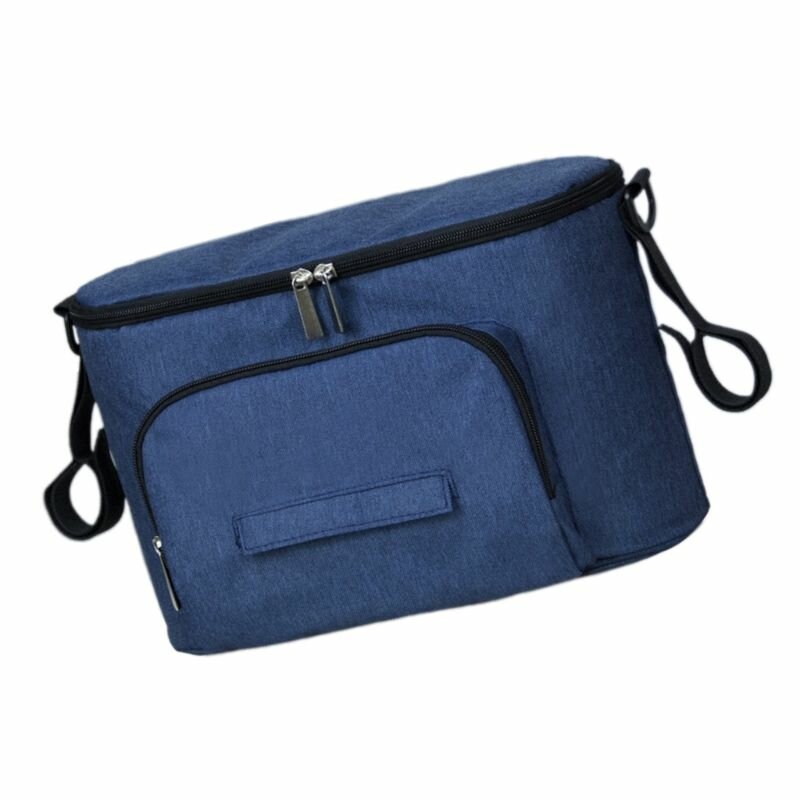 Сумка для детской коляски-Джинсовая синяя