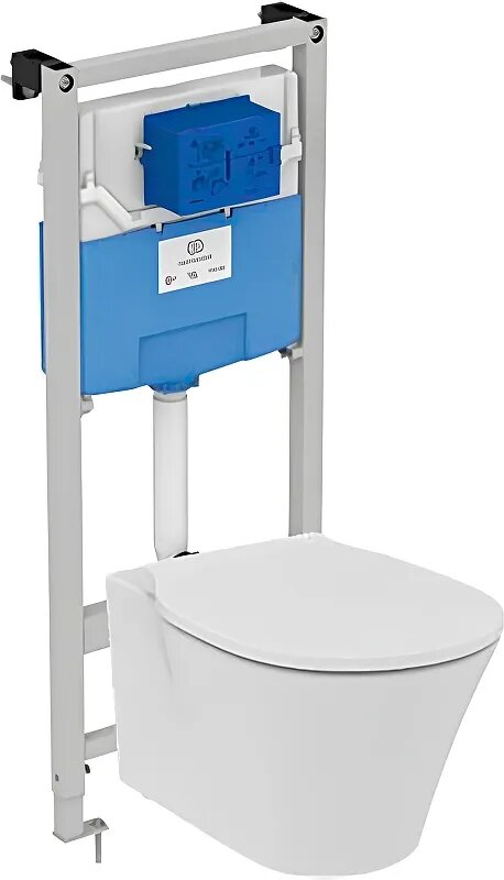 Комплект унитаза с инсталляцией Ideal Standard Tesi T386801 подвесной с сиденьем микролифт