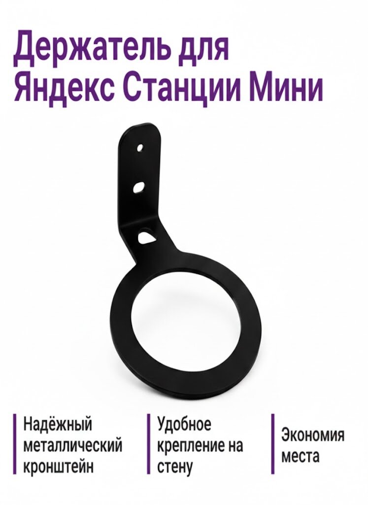 Кронштейн для Яндекс Станции Мини (крамм): Надежность, Стиль и Комфорт в Вашем Умном Доме