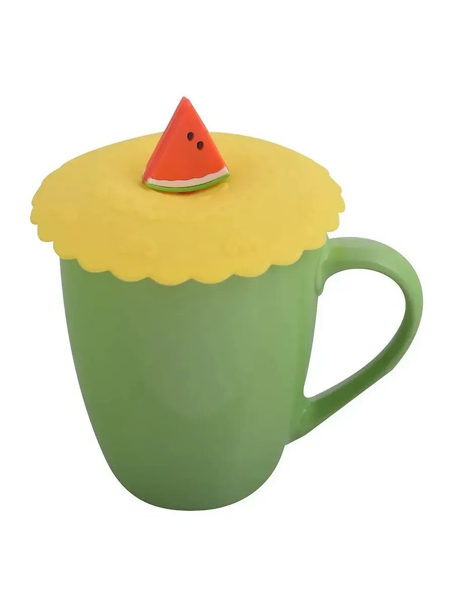 Многофункциональная силиконовая крышка для чашек и банок