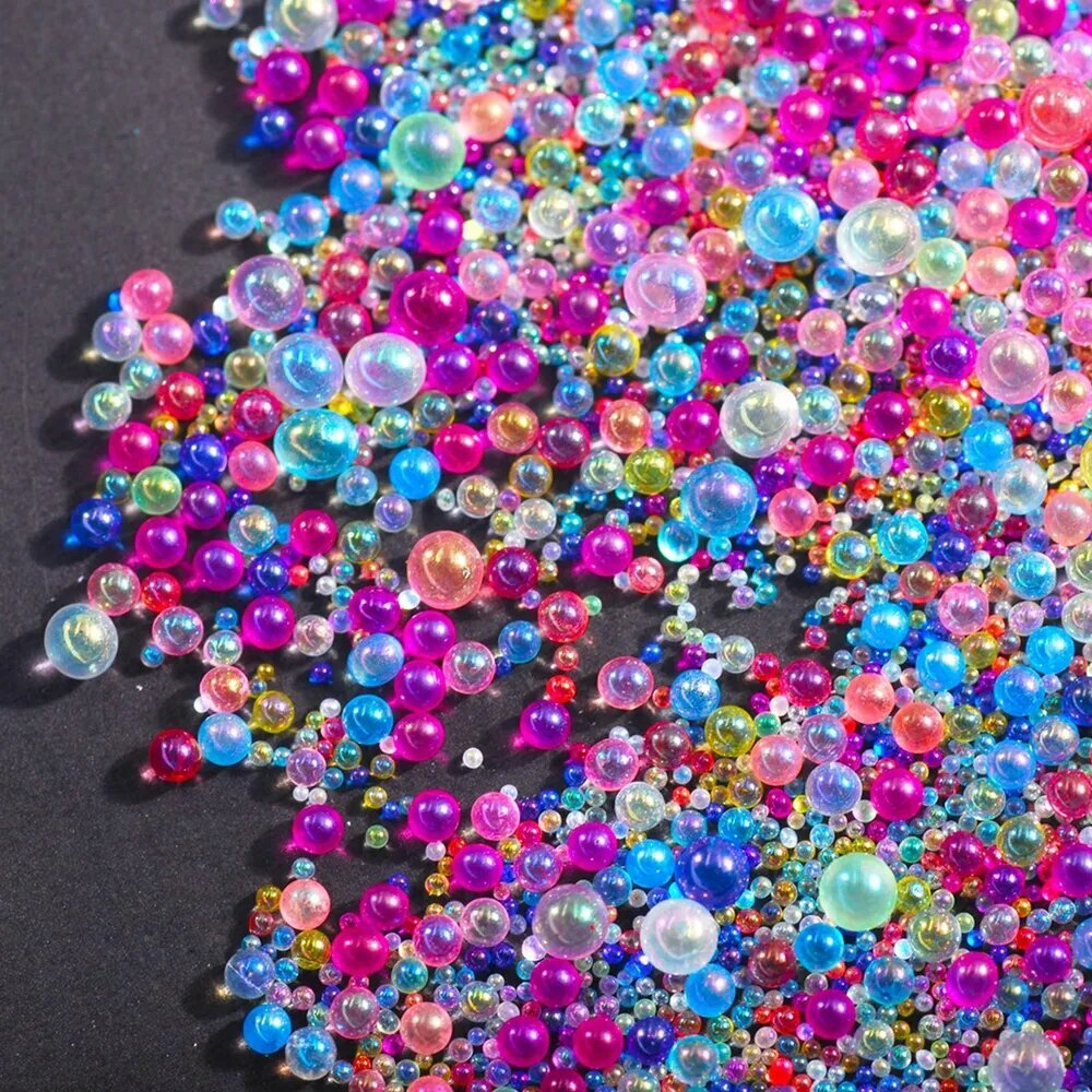 Пузырьковые бусины из УФ-смолы в виде капель воды Расходные материалы для поделок своими руками