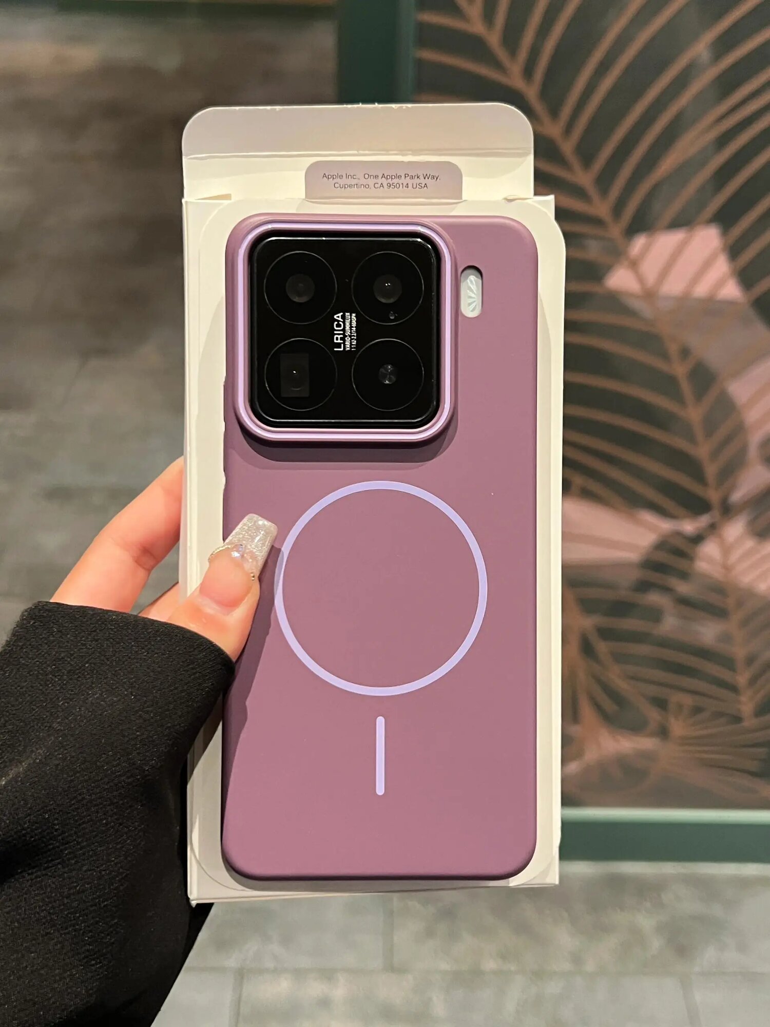 Чехол для Motorola Edge 50 Neo, purple, Magsafe