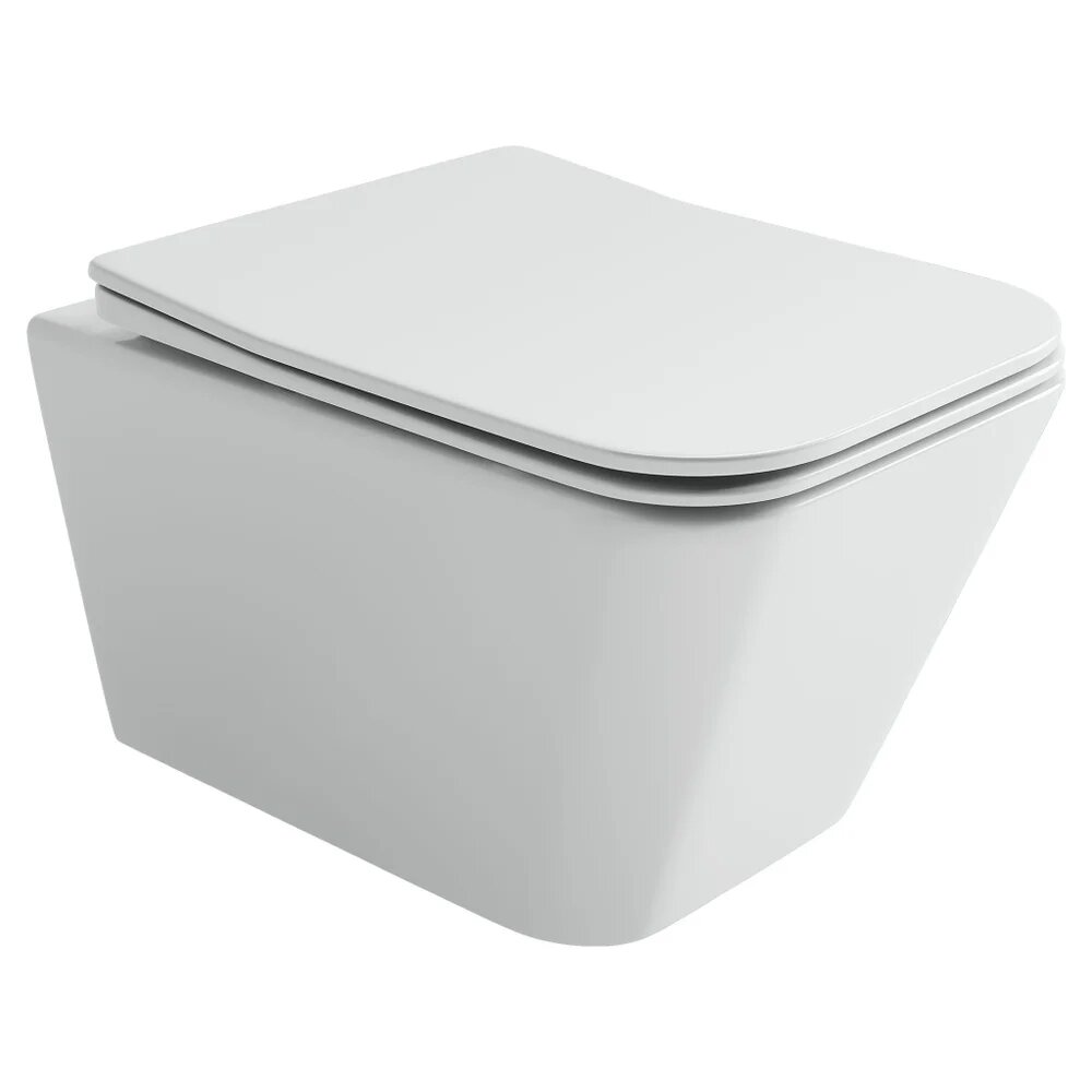 Унитаз подвесной Ceramicanova Miro, торнадо 3.0, сиденье микролифт, белый, CN11003T