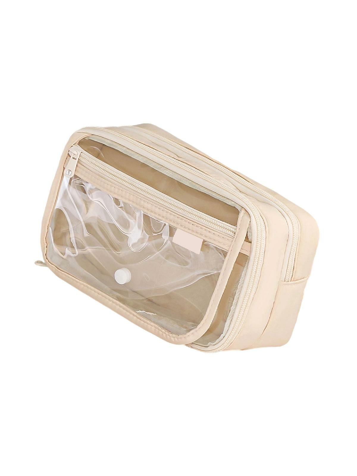 Чехол для ручек Прозрачный пенал Простой пенал сумка для ручек большой емкости пенал Касс