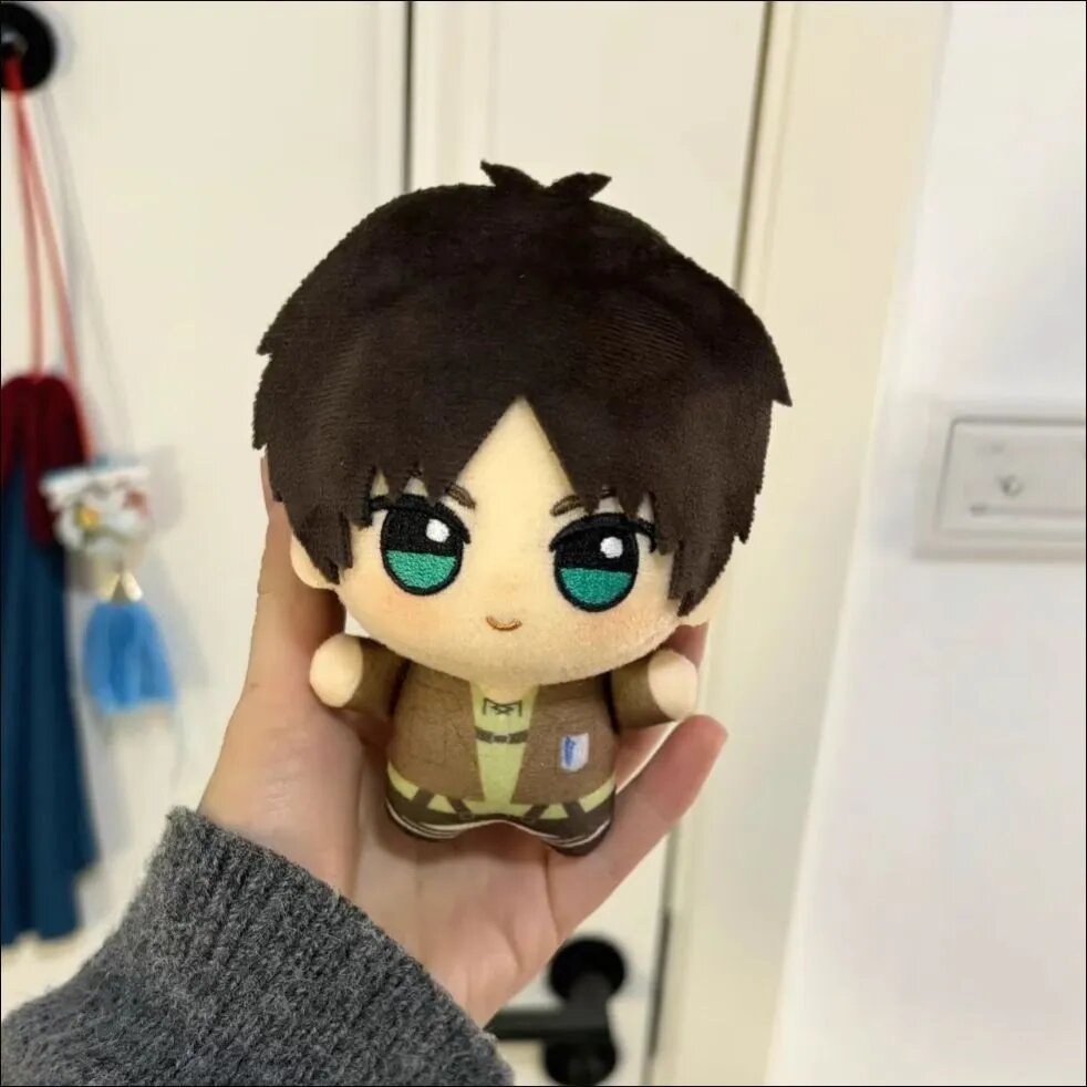 Игрушка антистресс мягкая Атака Титанов Эрен Йегер ; Attack On Titan Eren Yeager мягкие игрушки аниме 10СM