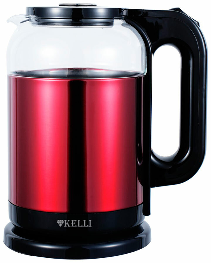 Чайник электрический Kelli KL-1807, красный