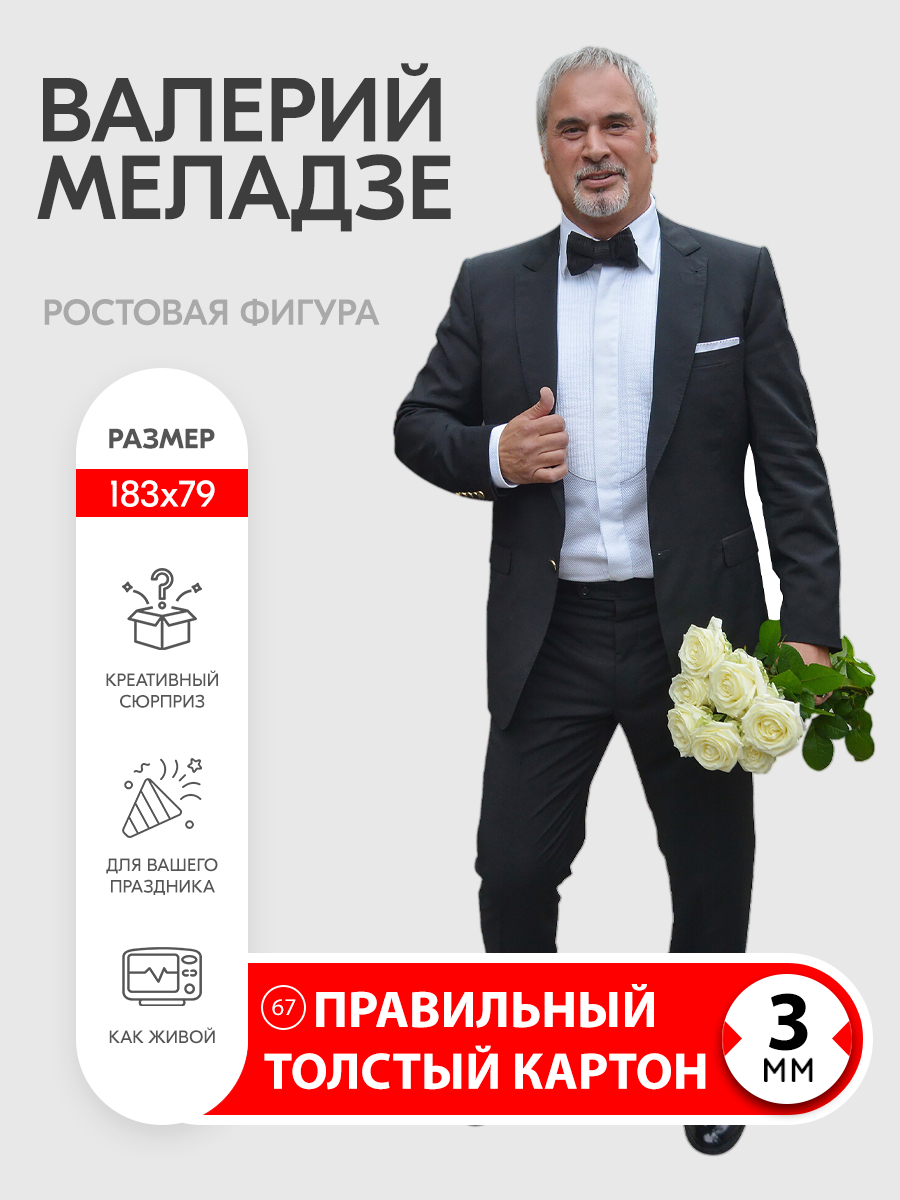 Валерий Меладзе ростовая фигура. Аксессуар для фотосессий, Indoor-ad